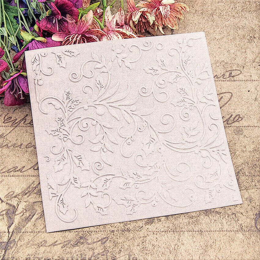 PANFELOU Easter Blue vines Embossing folders Plast... – Grandado