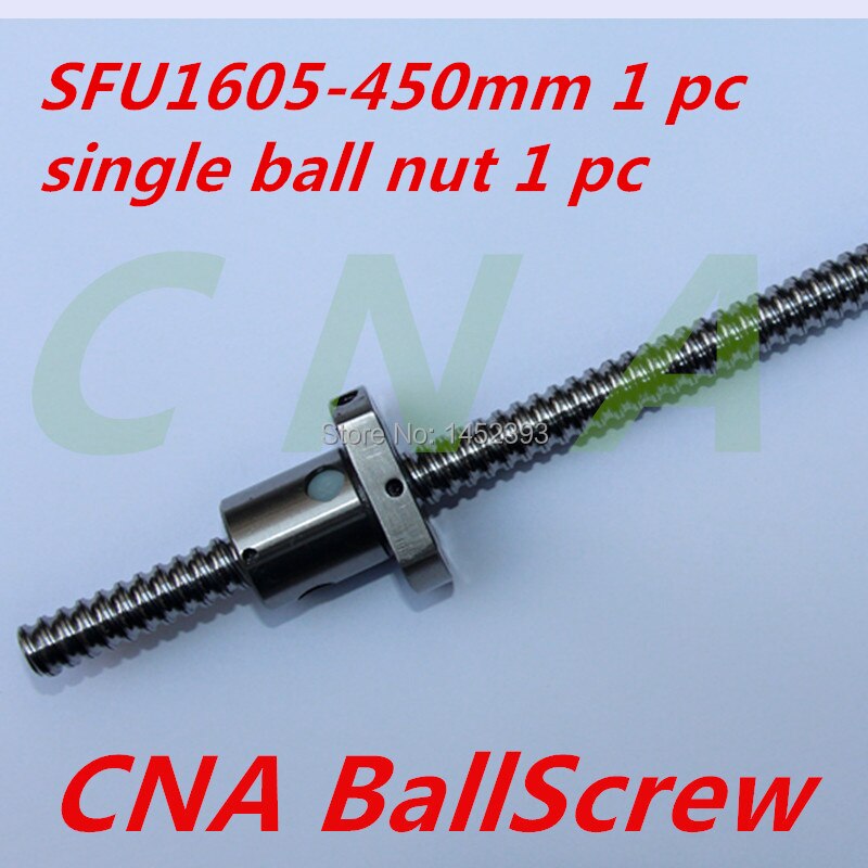 SFU1605 450mm RM1605 450mm Rolled Ball screw 1pc+1... – Grandado
