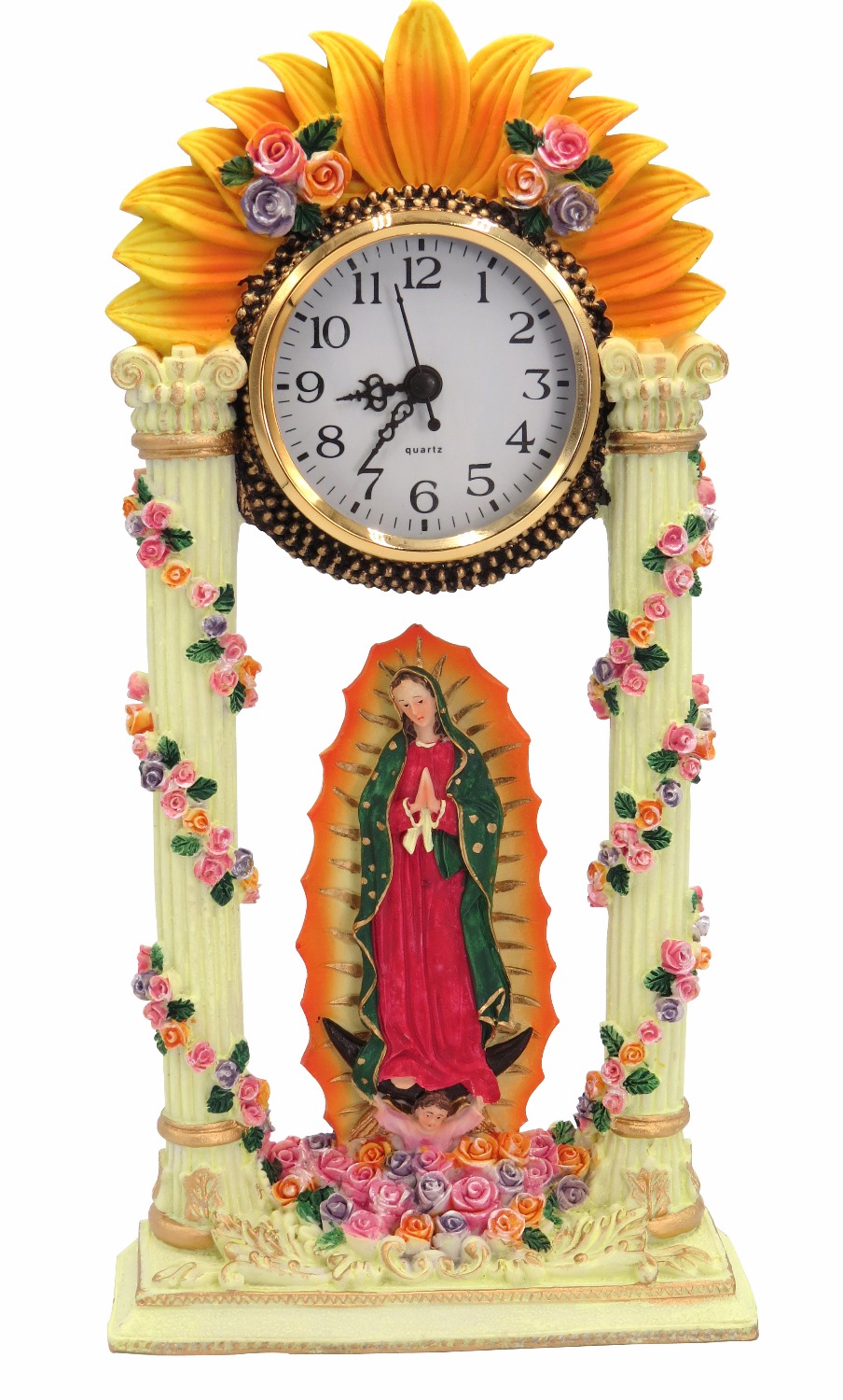 Hankroi Marble Pillar Antique style Desk Clock Res... – Grandado