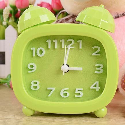 Students Cartoon Dual Handle Alarm Clock Stereo La... – Grandado