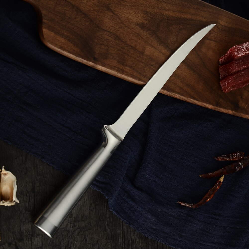 Qing 6" 7" 8" inch Fish Fillet Knife Stainless Ste... – Vicedeal
