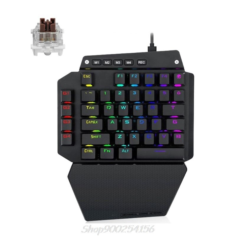 K700 Een Hand Mechanische Gaming Toetsenbord Rgb L... – Vicedeal