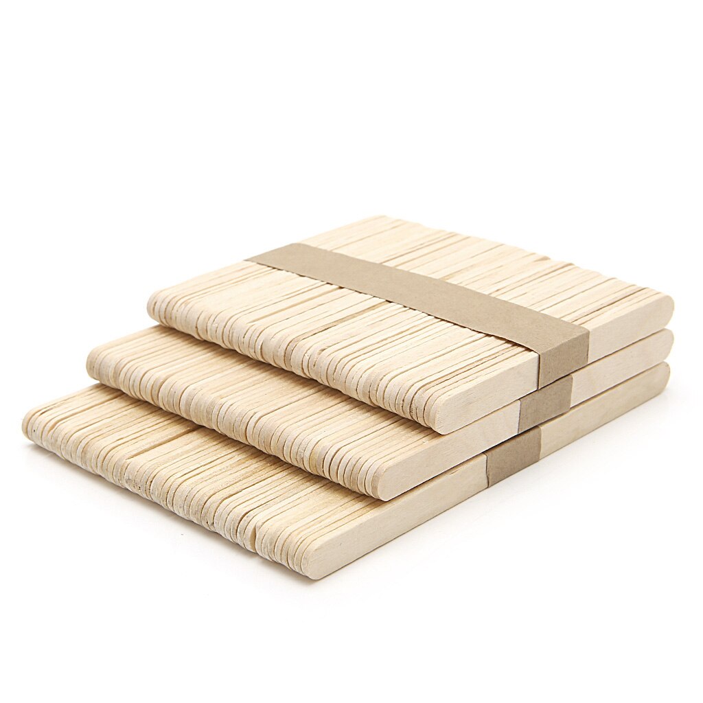 50Pcs DIY Ice Cream Stick Wooden Kids Hand Crafts ... – Vicedeal