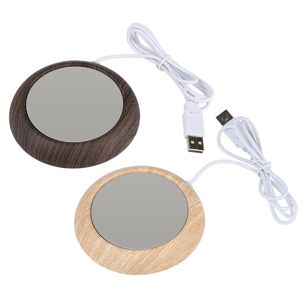 Protable Wood Grain USB Heating Cup Warmer USB Hea... – Vicedeal