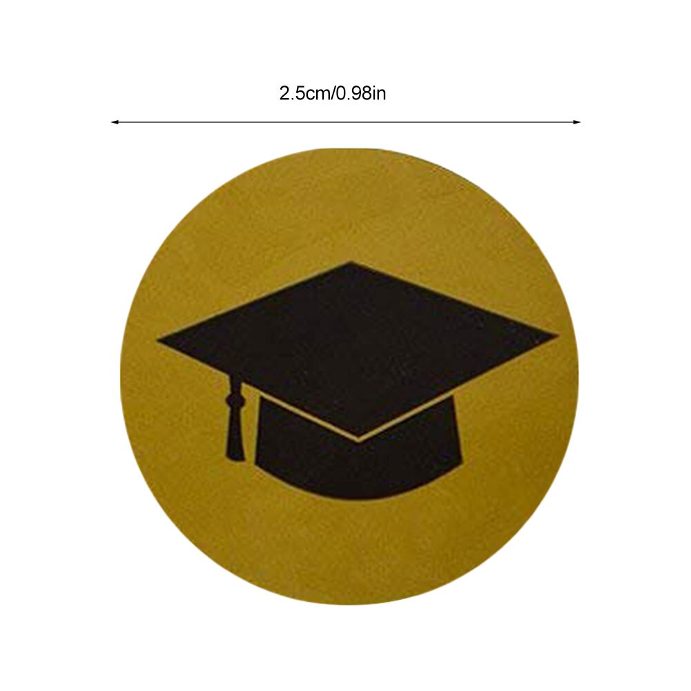 500PCS / roll Round Graduation Sticker Graduation ... – Grandado