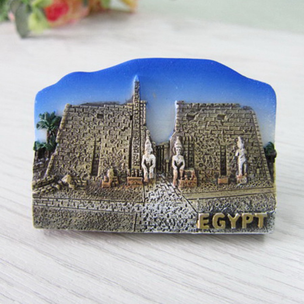 Egypt Luxor Temple Tourist Souvenir Fridge Magnets... – Vicedeal