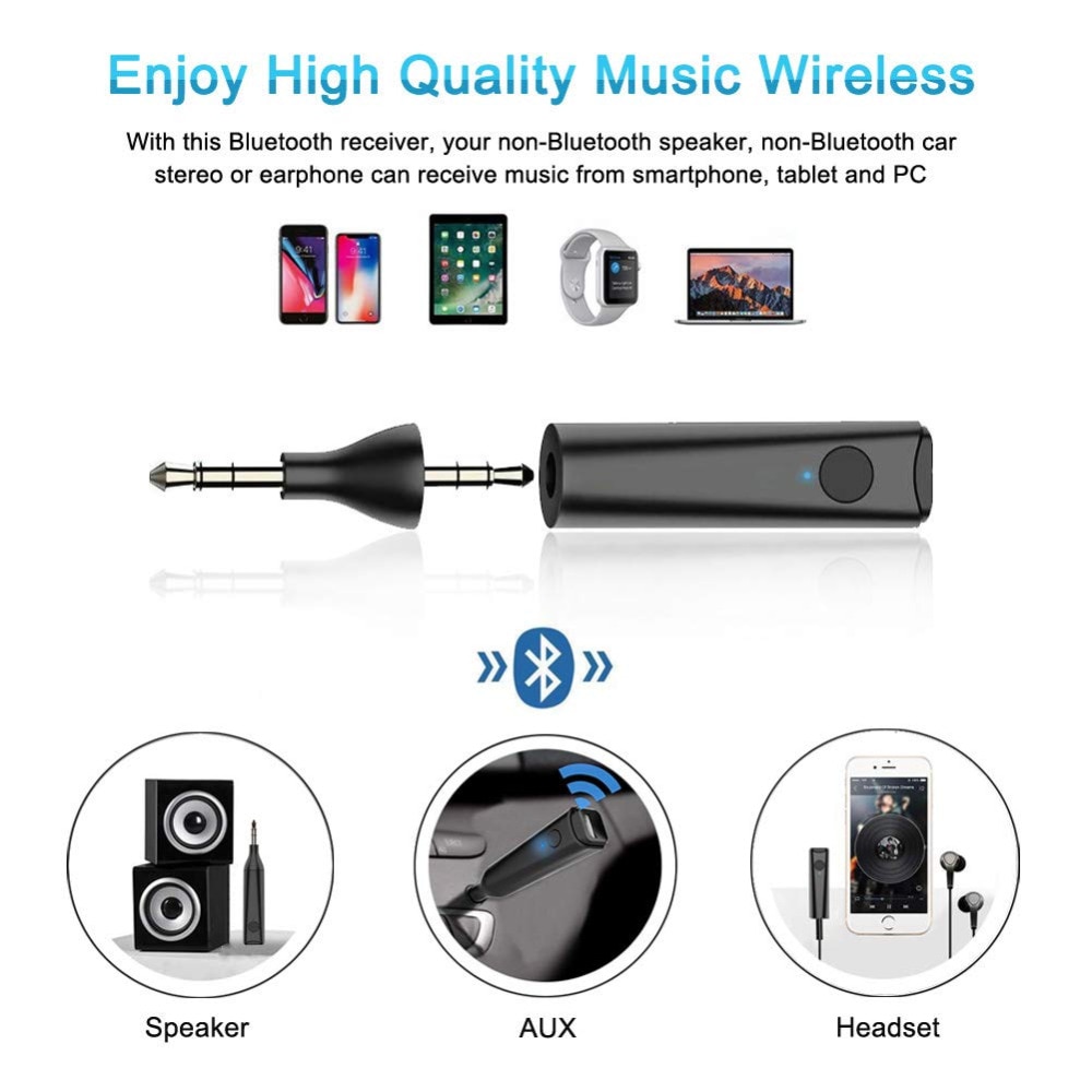 Mini Wireless Bluetooth 5.0 Receiver, Portable Blu... – Grandado