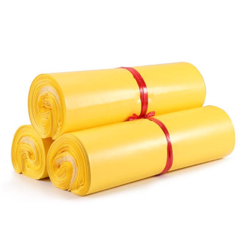 50Pcs Yellow Envelopes Shoe Bag Courier Bags Frost... – Grandado