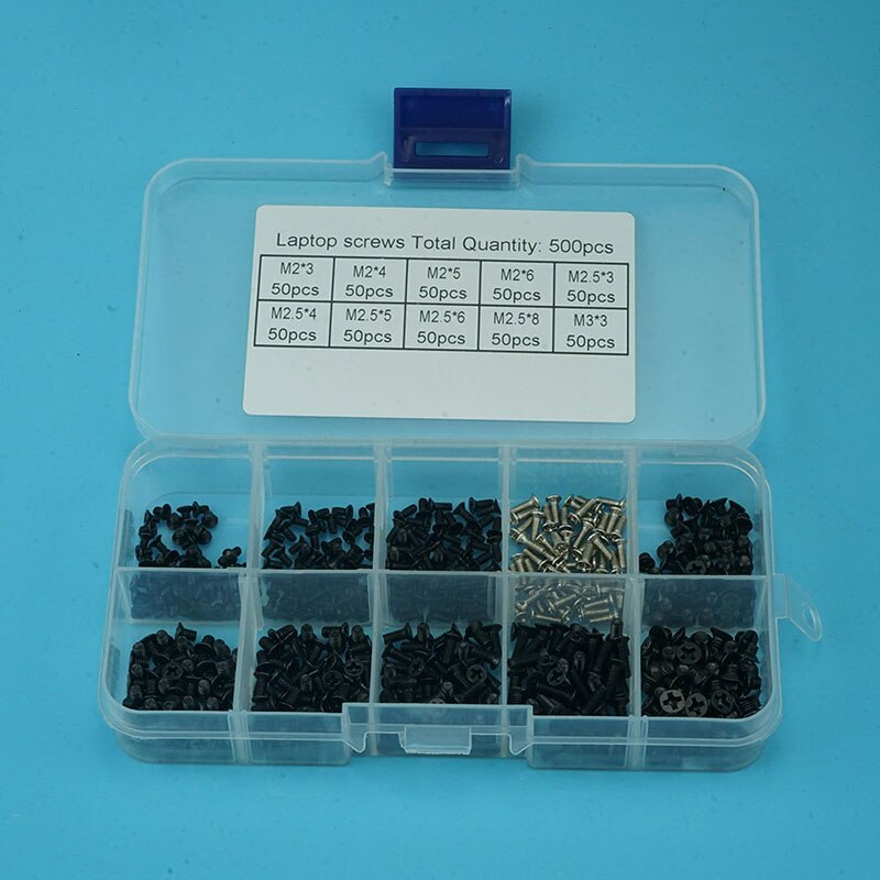 500Pcs M2 M2.5 M3 Km Schroef Platte Kop Phillips S... – Grandado