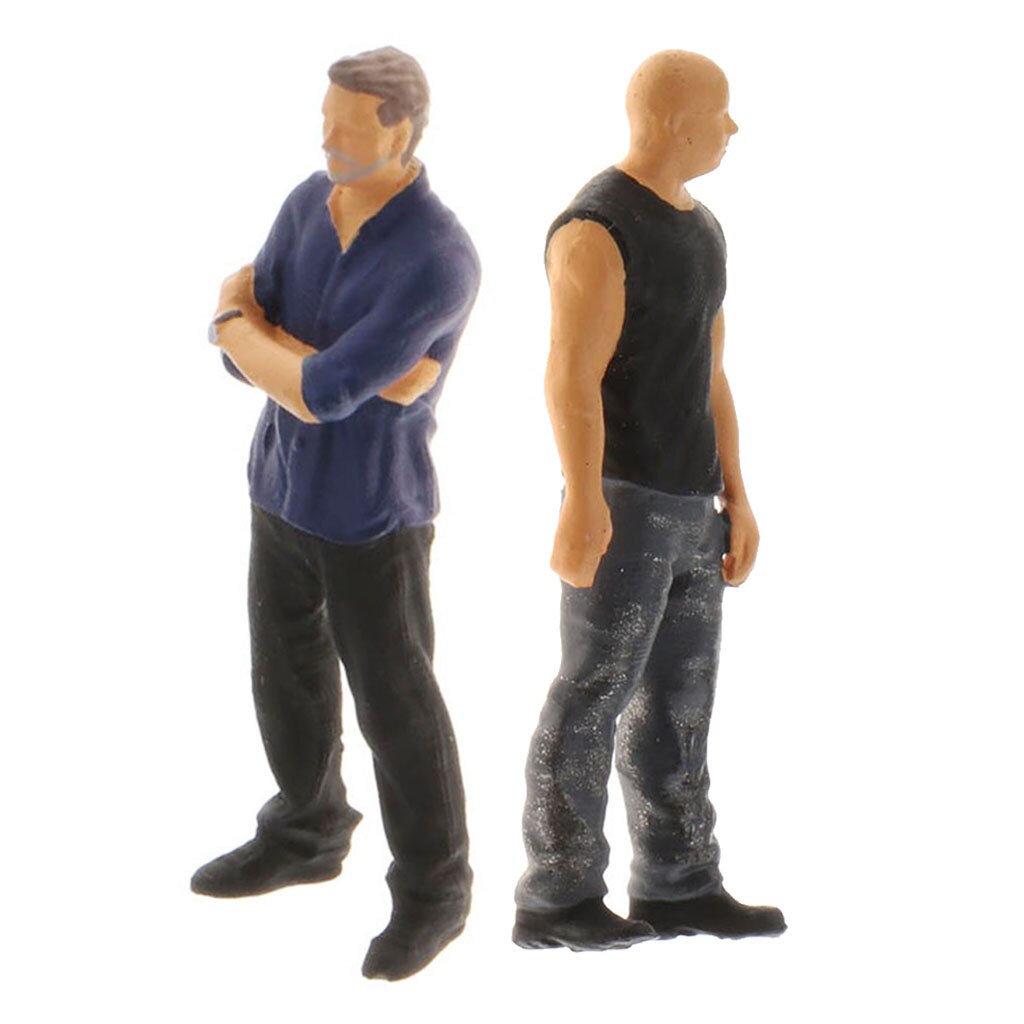 2 Pieces 1/64 Painted Plastic Mini Scenes People C... – Grandado