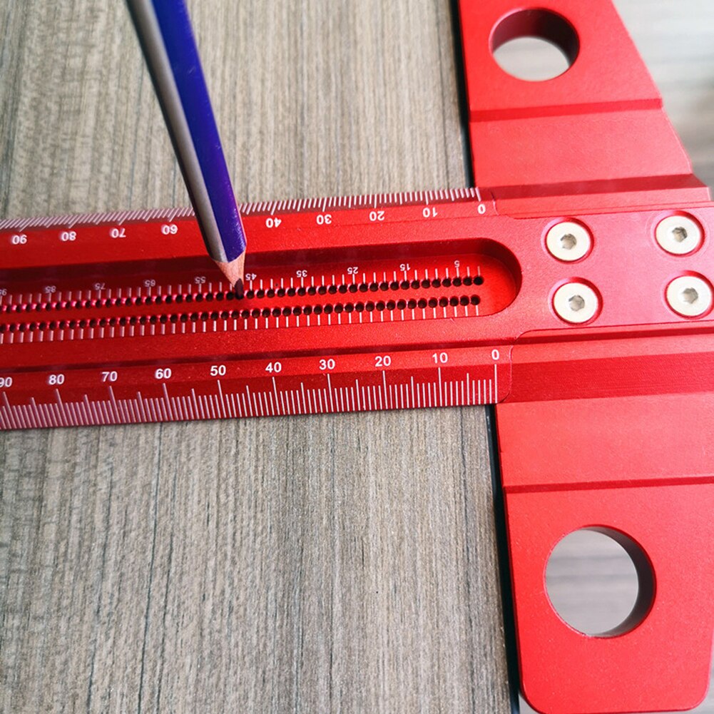 Woodworking Scribe 300/400mm T-type Ruler Scribing... – Grandado