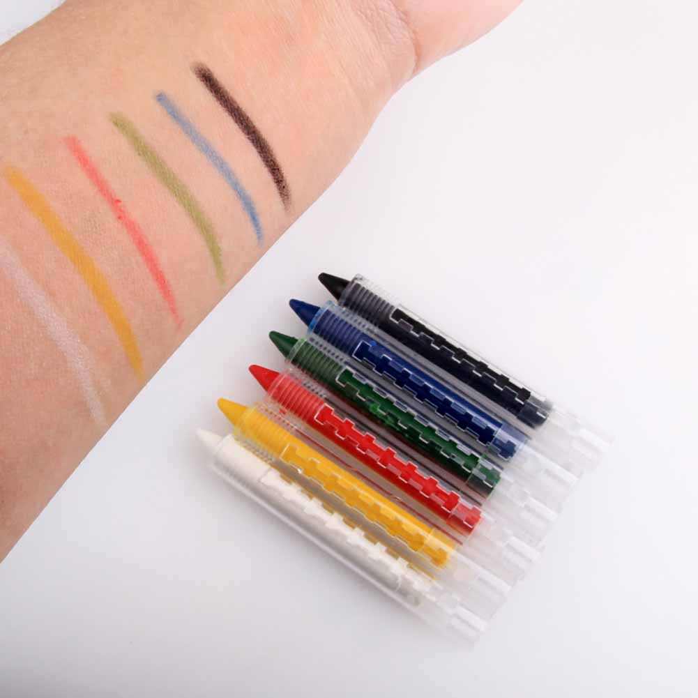 Washable Face Paint Kit Chalk Pencils Splicing Str... – Vicedeal