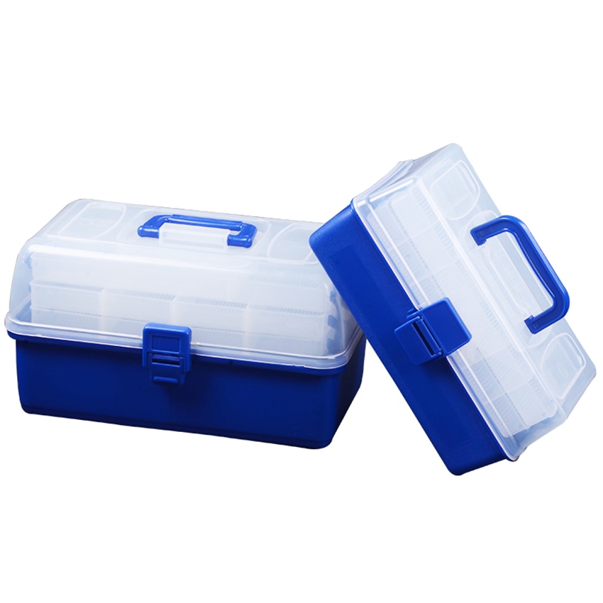 Plastic Three Layer Toolbox Foldable Parts/Medicin... – Vicedeal
