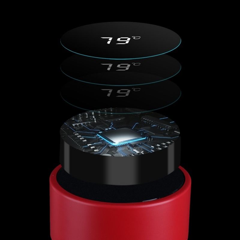 Intelligent Temperature Measurement Coffee Cup 304... – Vicedeal