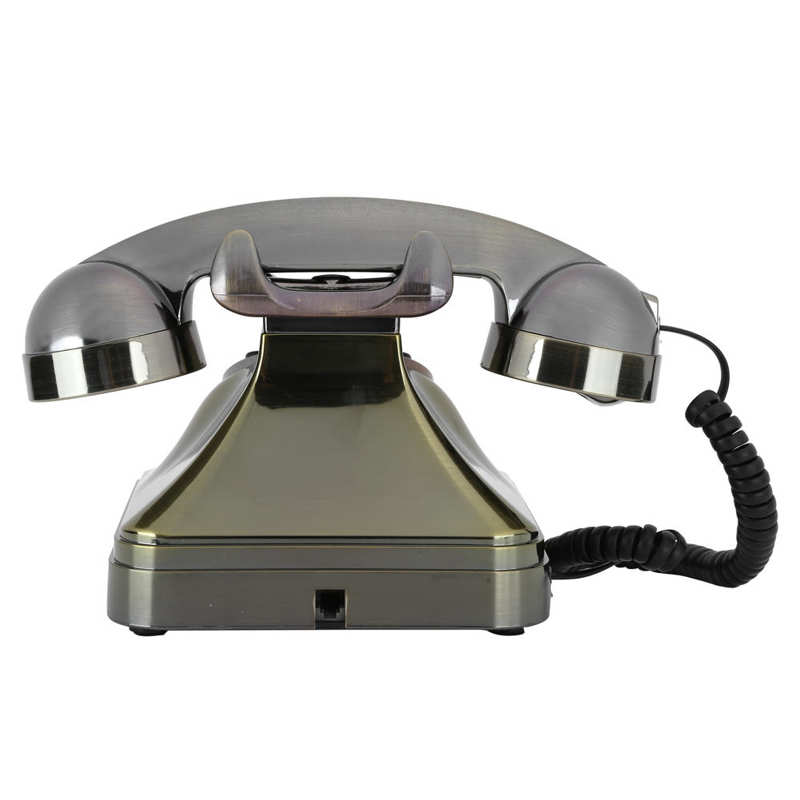 Retro Vintage Landline Antique Bronze Telephone AB... – Grandado