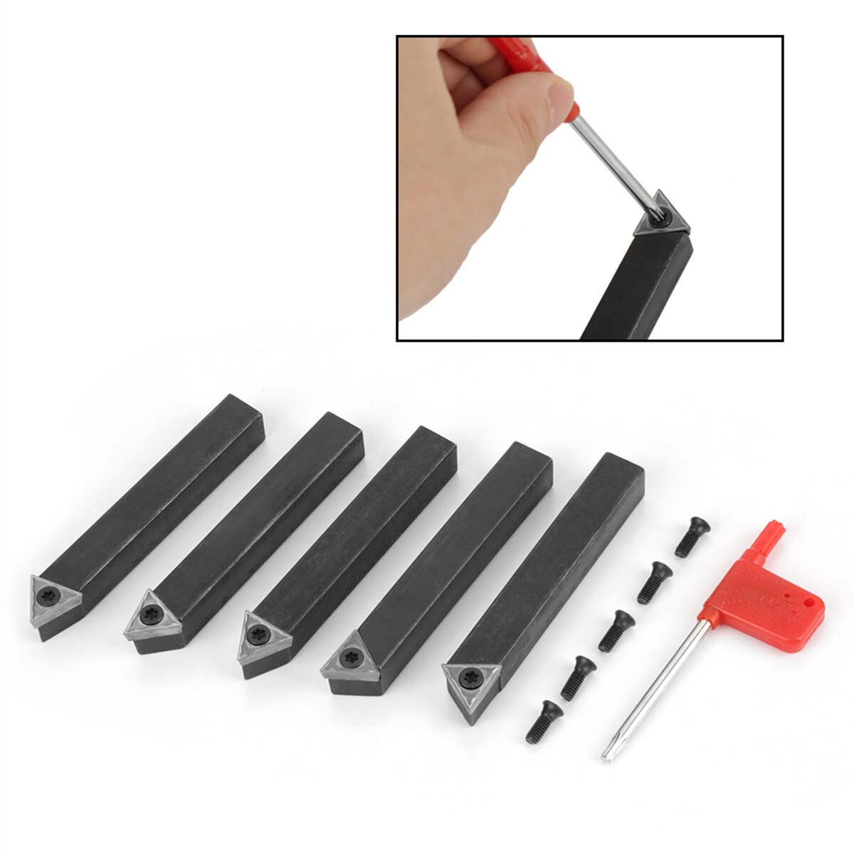 1/2 Inch Mini Indexable Carbide Lathe Turning Tool... – Grandado