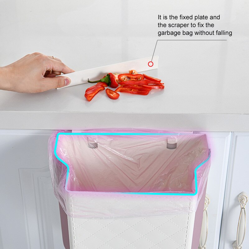 Wall Mounted Folding Waste Bin Kitchen Cabinet Doo... – Grandado