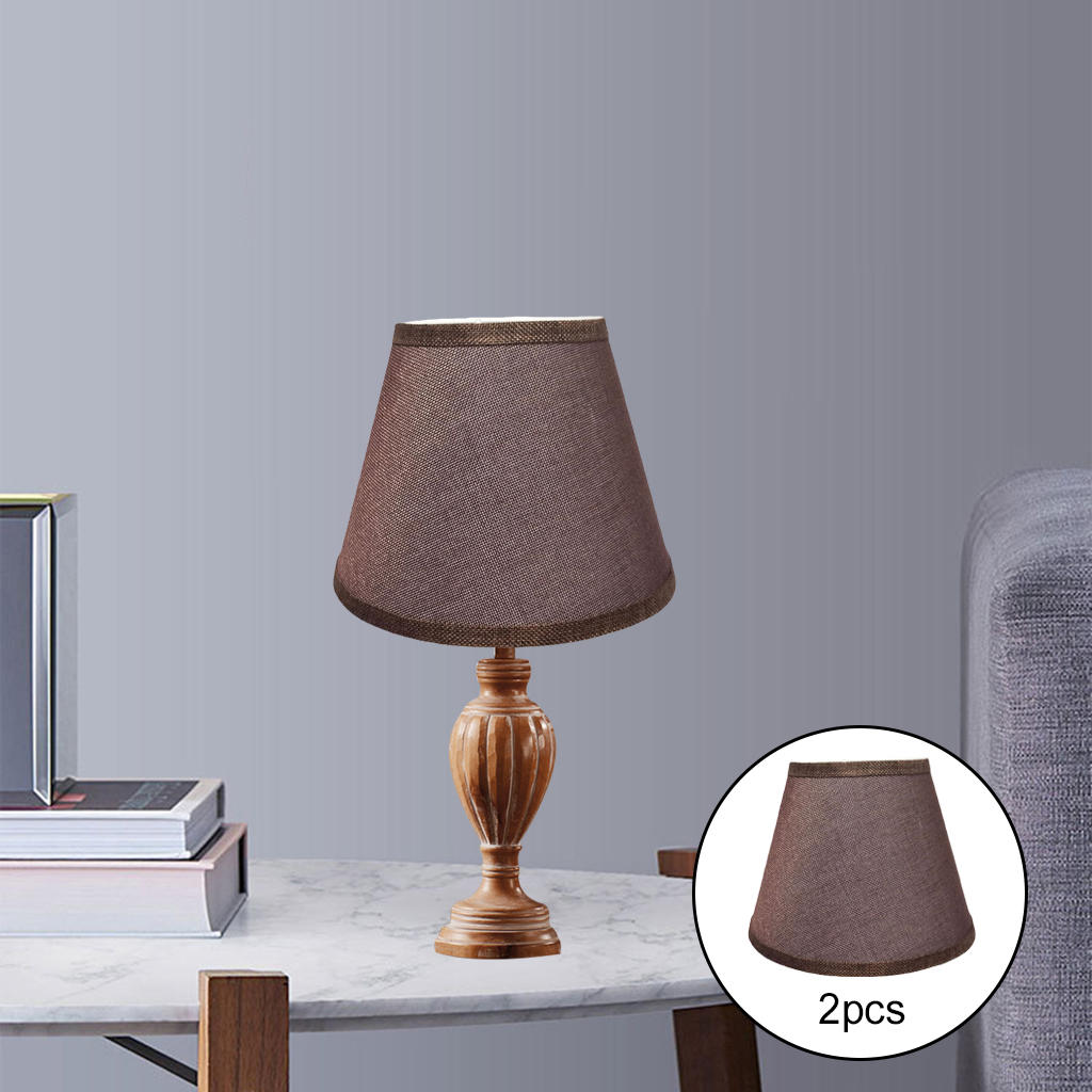 2Pcs Pastoral Style Table Light Lamp Shades Decor ... – Grandado