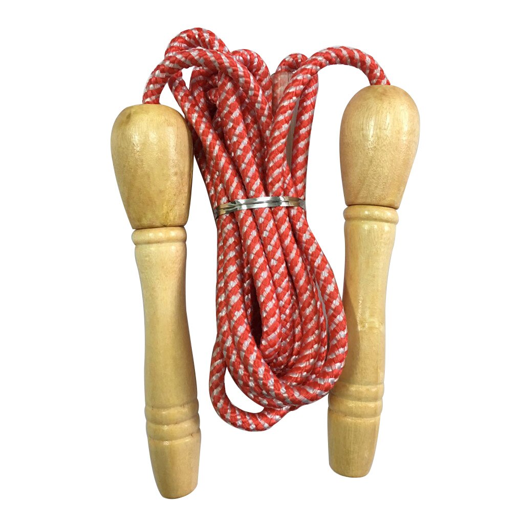 Wood Handle Jump Skipping Ropes Adjustable Fast Sp... – Vicedeal