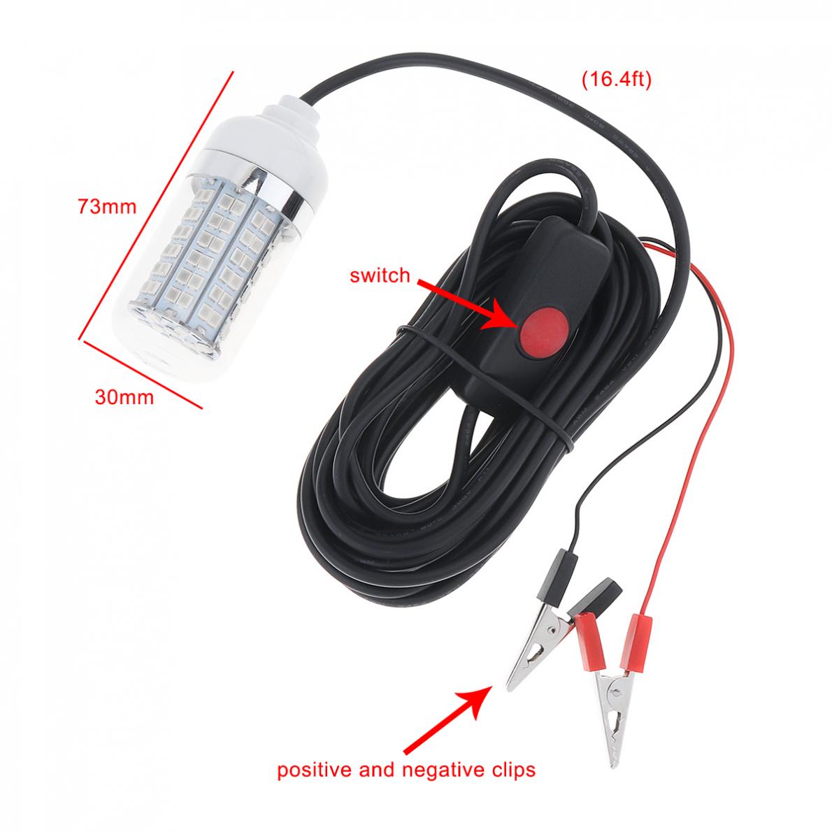 15W 12V Fishing Green Light 108pcs 2835 LED Underw... – Grandado