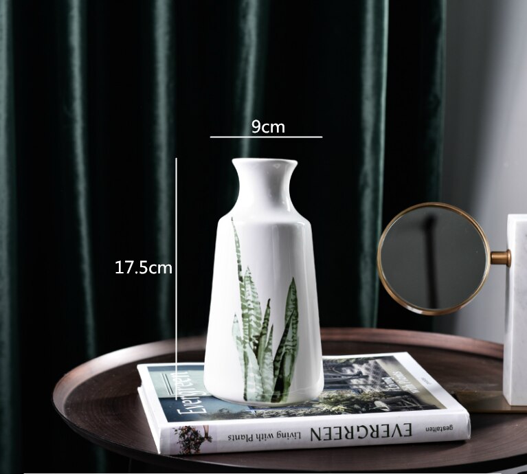 Nordic ceramics vase Cactus relief Modern home din... – Grandado