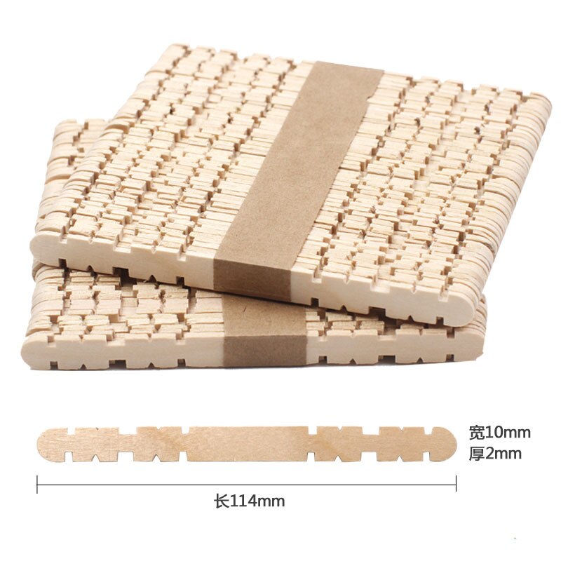 50pcs Popsicle Stick Multi Size Colorful Wooden Po... – Grandado