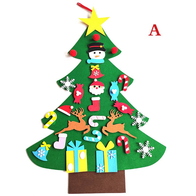 DIY Felt Cloth Christmas Tree Wall Hanging Decorat... – Vicedeal