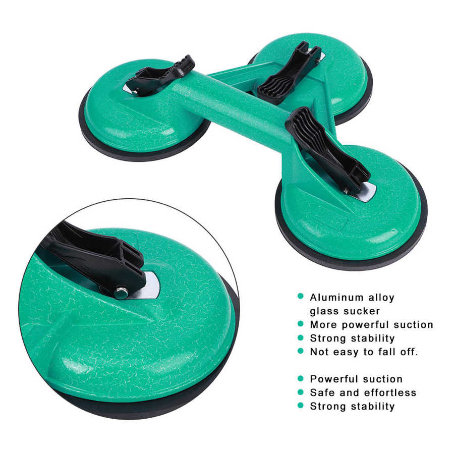 Aluminium + Rubber Glas 3 Klauw Zuignap Huishoudel... – Grandado