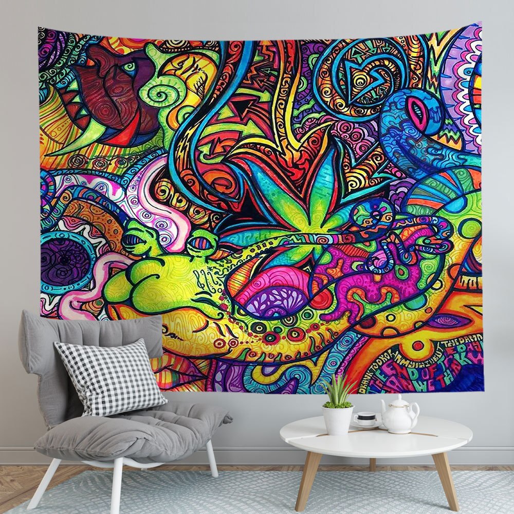 Europese En Amerikaanse Punk Stijl Tapestry Tapijt... – Grandado