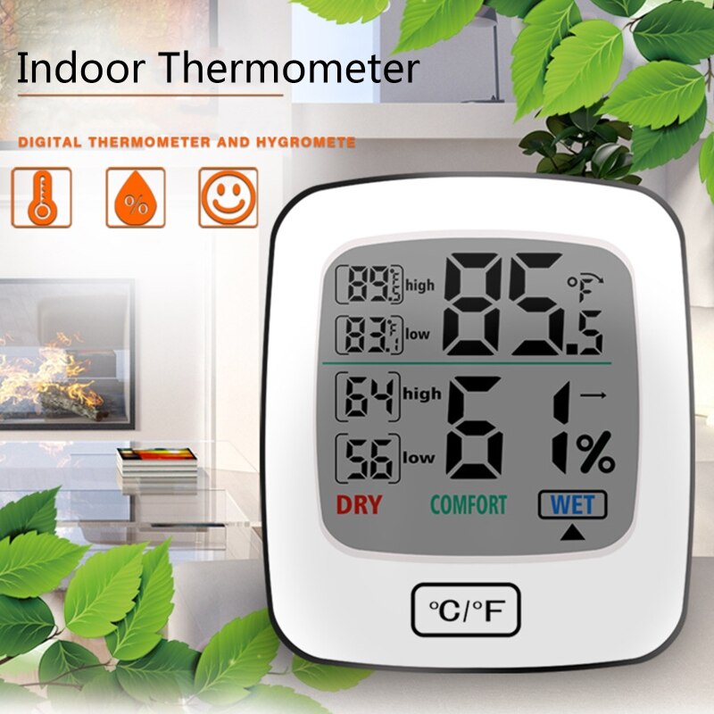 Digital Indoor Thermometers and Hygrometers Humidi... – Grandado