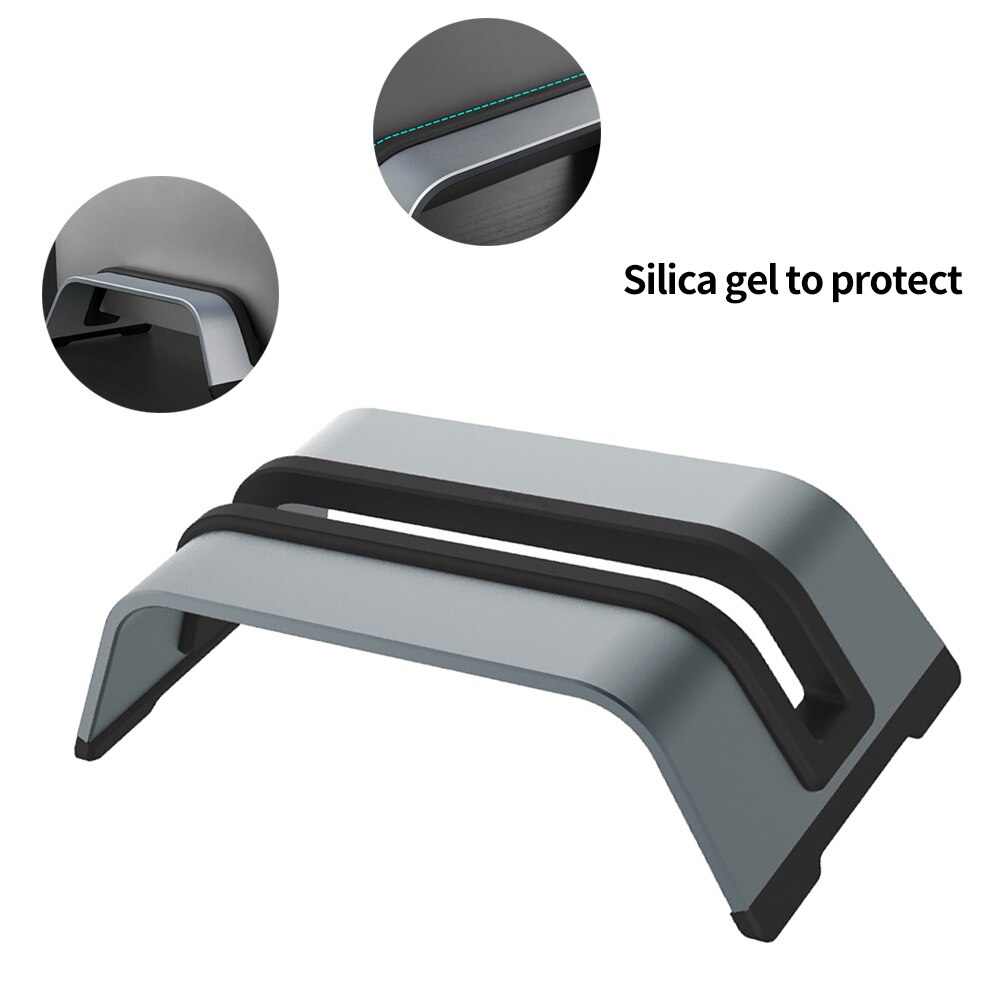 Aluminum Alloy Laptop Vertical Stand Base Metal De... – Vicedeal