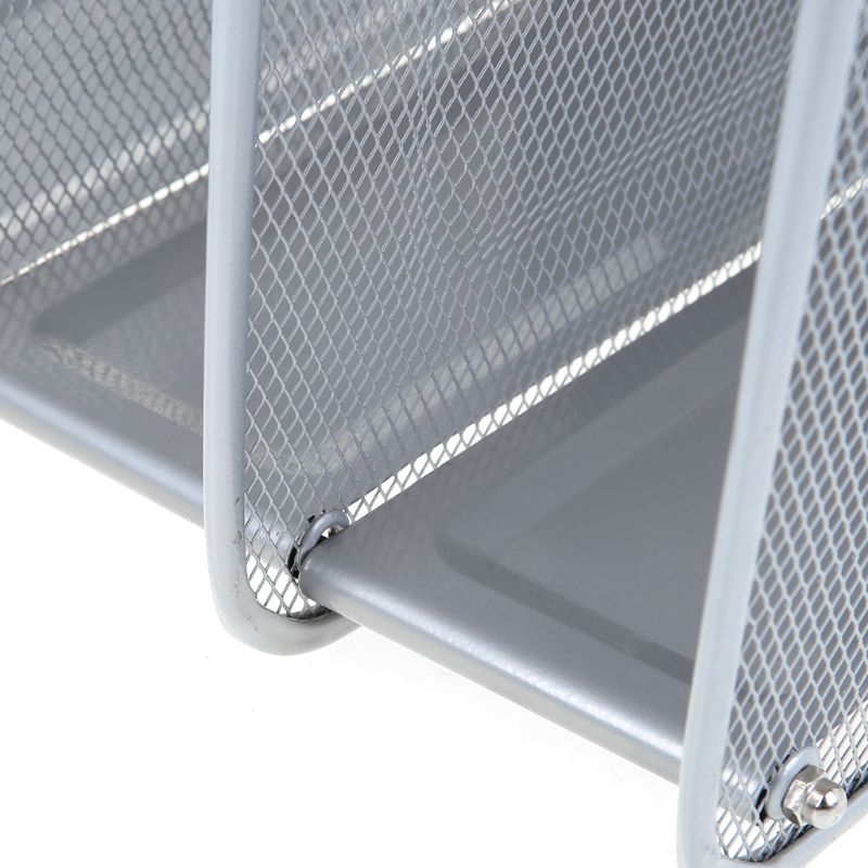 3 Column Metal Mesh Document Rack File Holder Lett... – Vicedeal