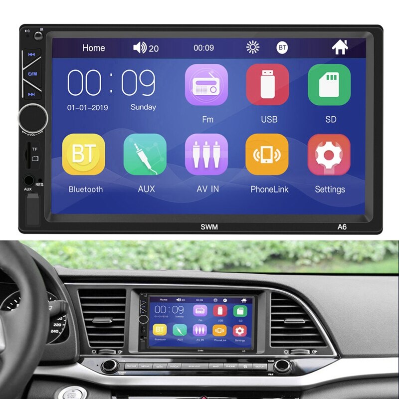 7 Inch Car Multifunction Player DVD MP5 Radio Blue... – Grandado