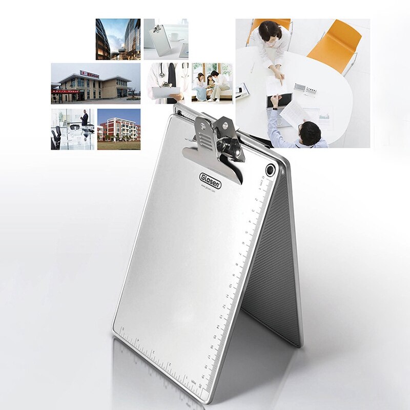 Glosen Writing Clipboard Golden Aluminum Alloy Fol... – Grandado