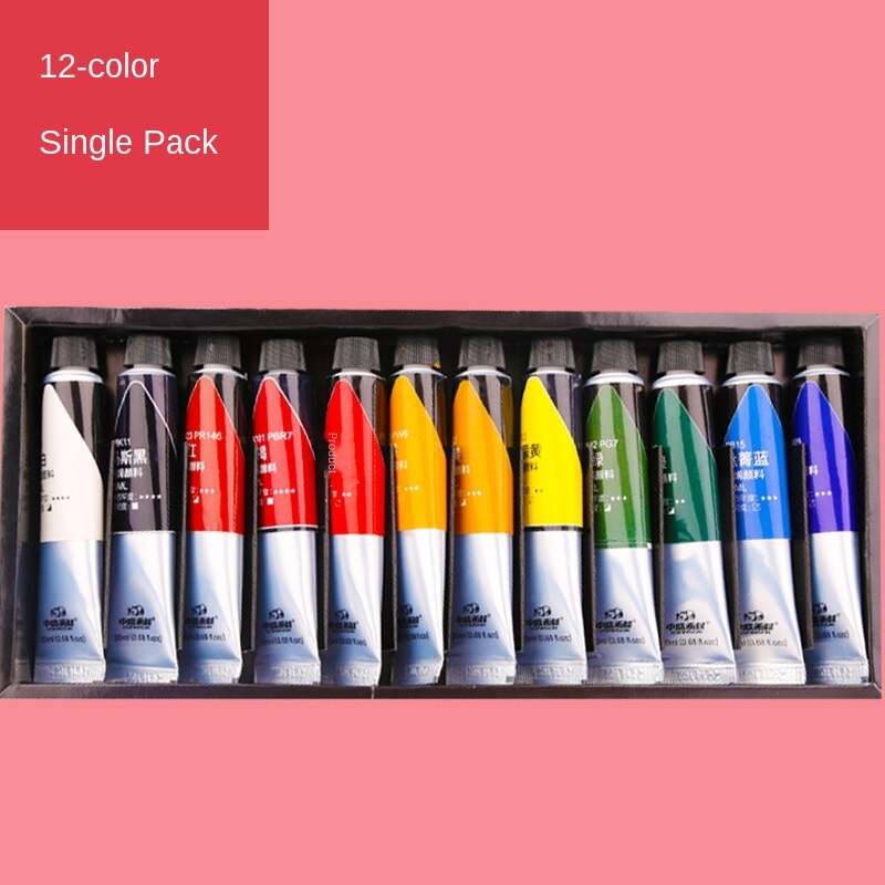 12/24 Colors/Set Acrylic Paint Color Set Acrylic P... – Grandado