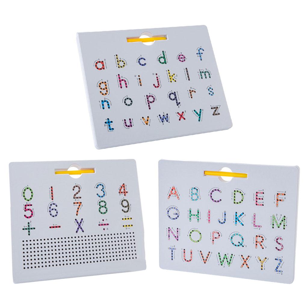 Magnetic Drawing Letter Tracing Board Sensory Lear... – Grandado
