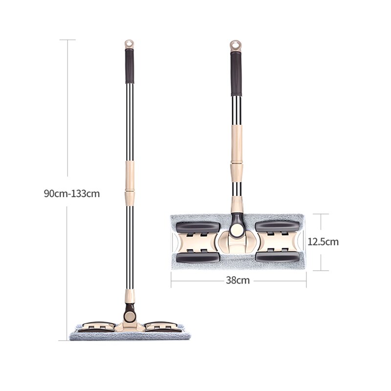 Flat Floor Mop,Microfibre Dust Mop for Laminate, T... – Grandado
