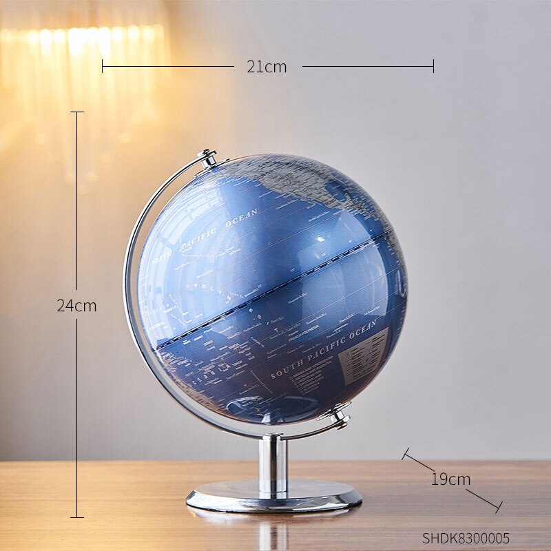 Globe Model Statues Modern World Map Geography Edu... – Grandado