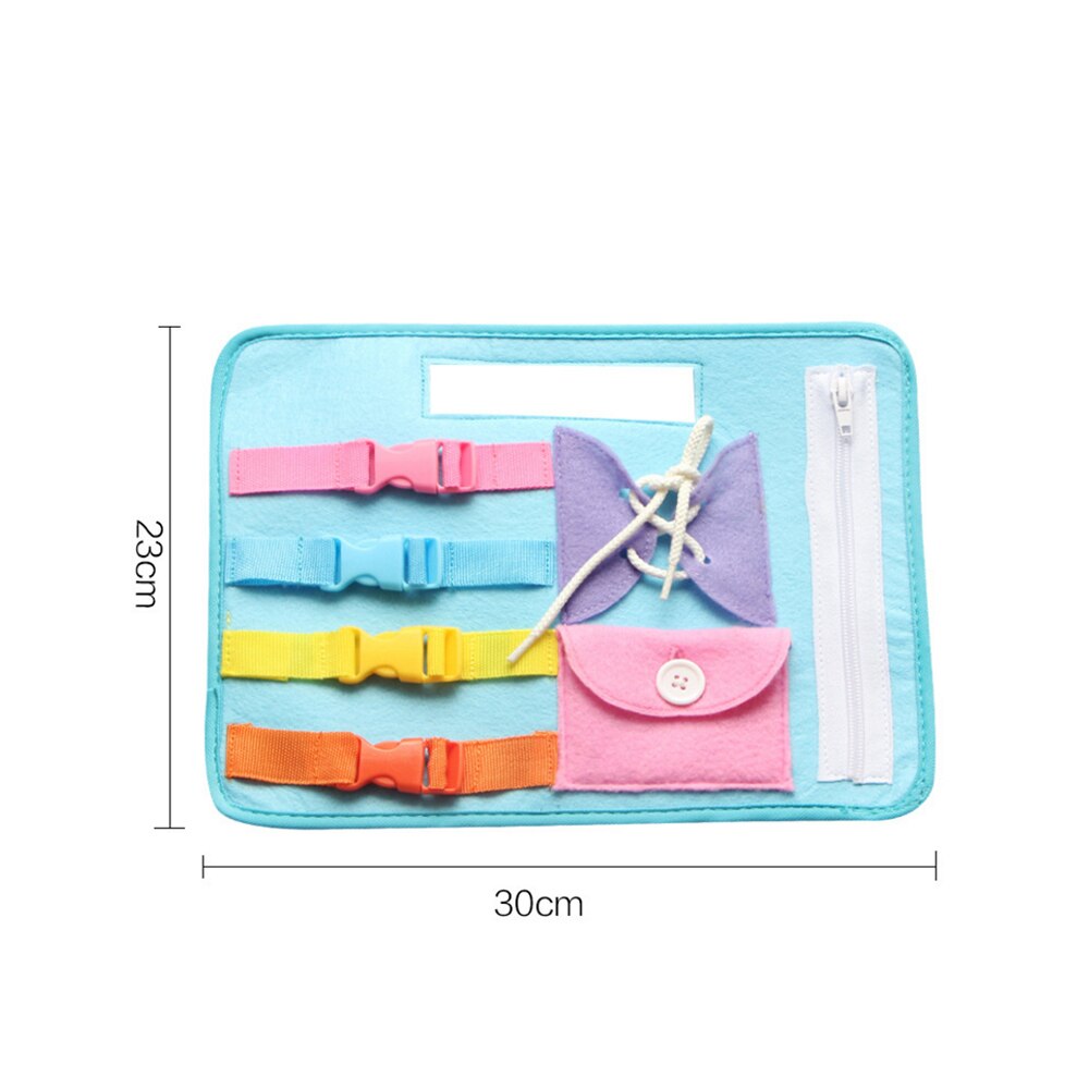 Dressing Button Zipper Learning Board Baby Kids Li... – Grandado