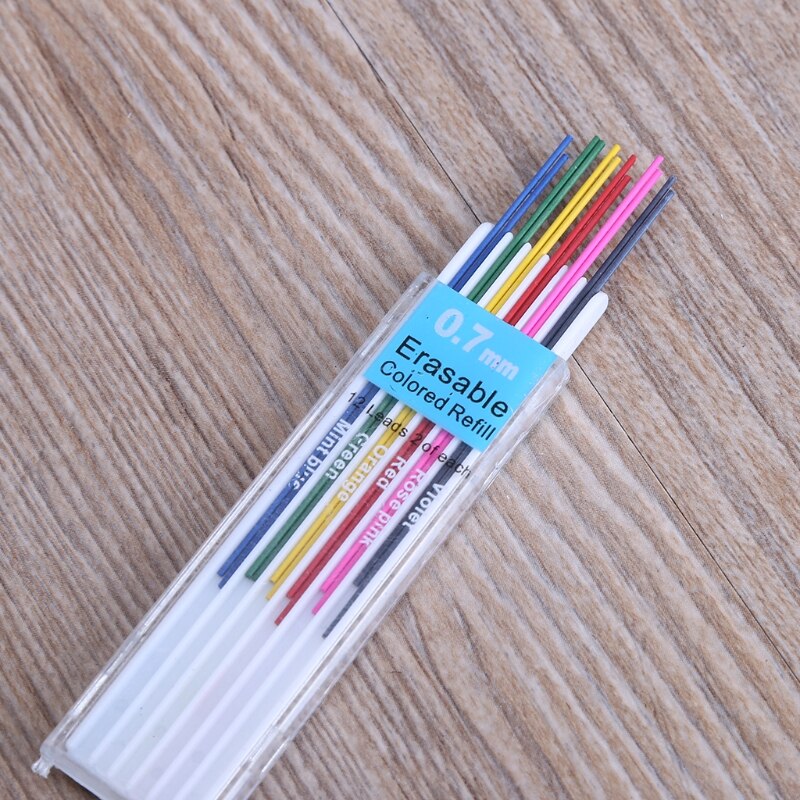 1 Box 0.7mm Colored Mechanical Pencil Refill Lead ... – Grandado