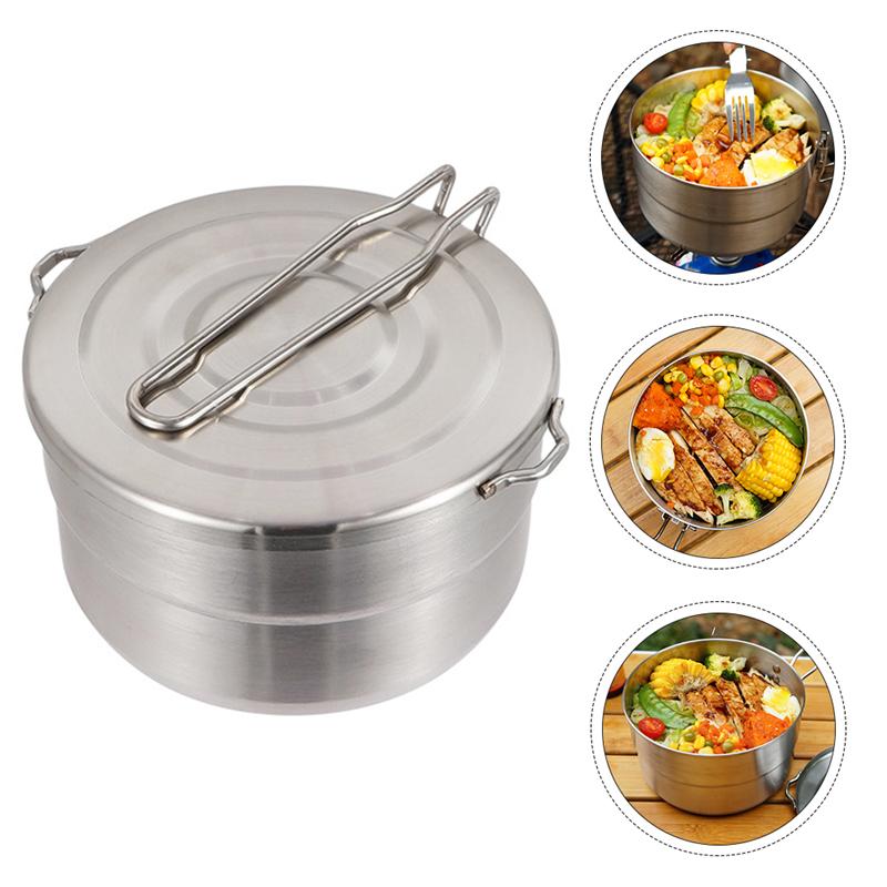Rvs Outdoor Camping Pot Draagbare Bergbeklimmen Ko... – Grandado