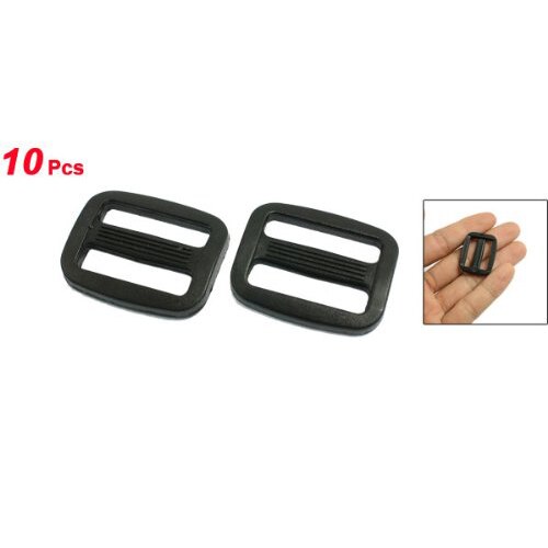 Webbing 25/32 " sort hård plast glide rektangel sp... – Grandado