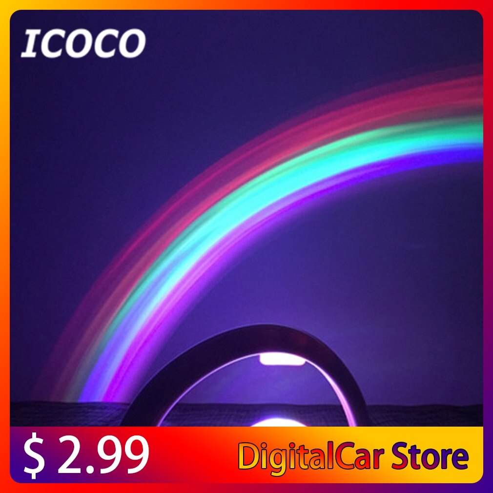 2nd Generation 3D Romantic Rainbow Projector Color... – Vicedeal