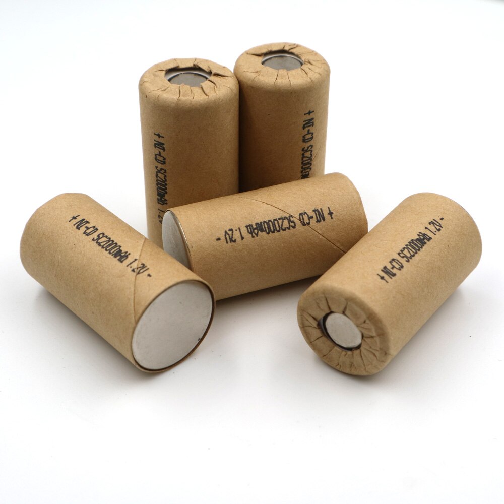 Ni-CD SC2000mAh 5pcs SC2.0Ah rechargeable battery ... – Vicedeal