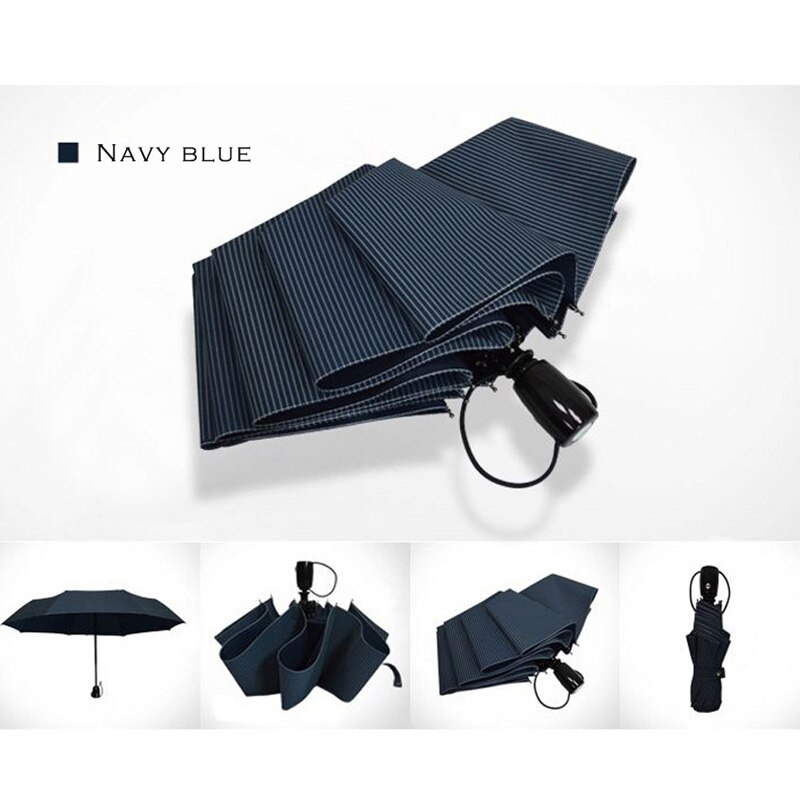 Big Business Umbrellas stripe parasol Long handle ... – Grandado