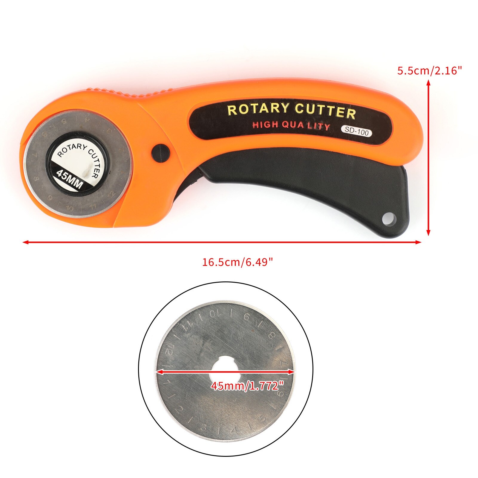 Areyourshop 45mm Rotary Cutter Sewing Quilters Fab... – Grandado
