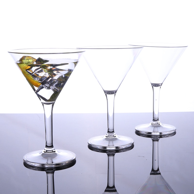 Transparent Unbreakable Acrylic Wine Glasses Set o... – Grandado