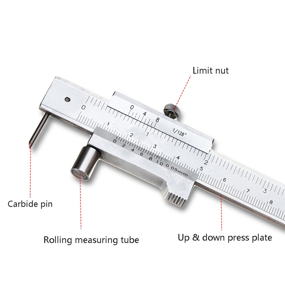 0-200mm Carbon Steel Parallel Marking Vernier Cali... – Vicedeal