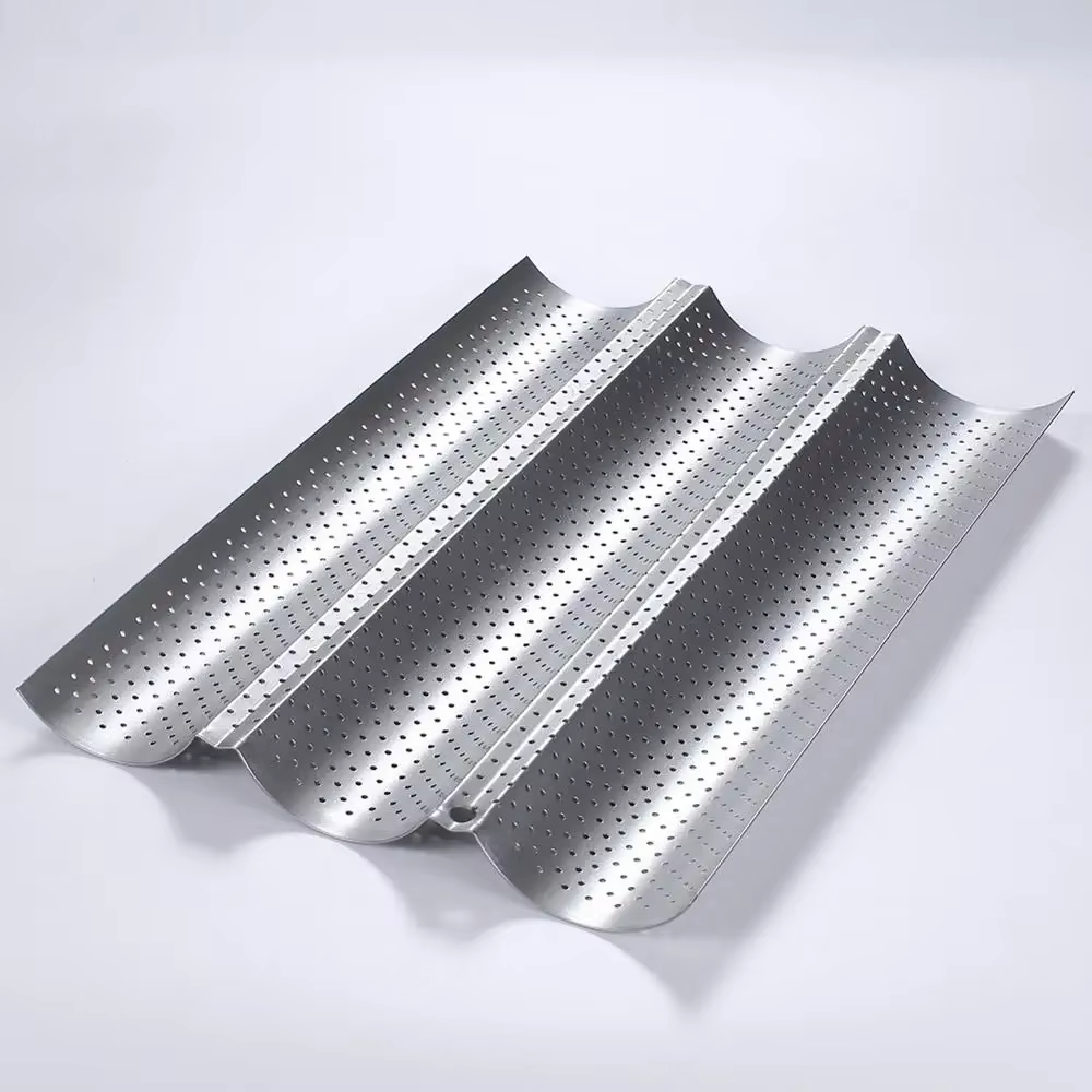 Geperforeerde Franse broodbakpan met anti-aanbakla... – Grandado