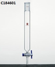 RELIANCE GLASS CHROMATOGRAPHY Column 1000ml Reservoir Narrow Drip Tip